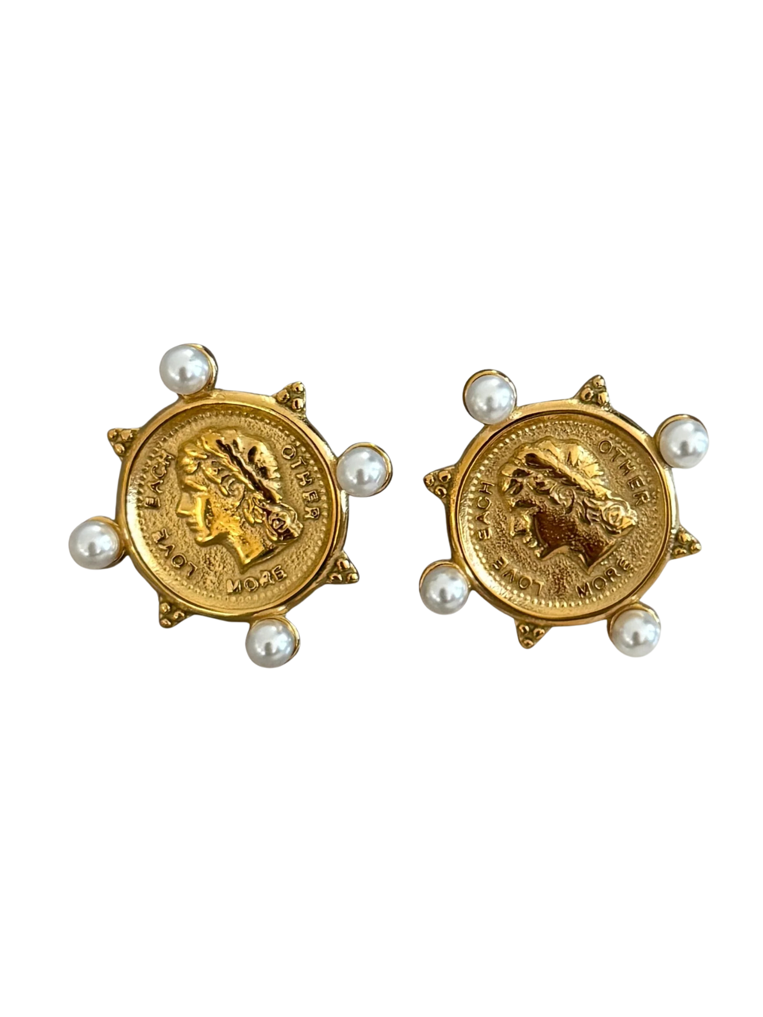 Elegant Coin Pearl Earrings – Fruit of the Vine Boutique
